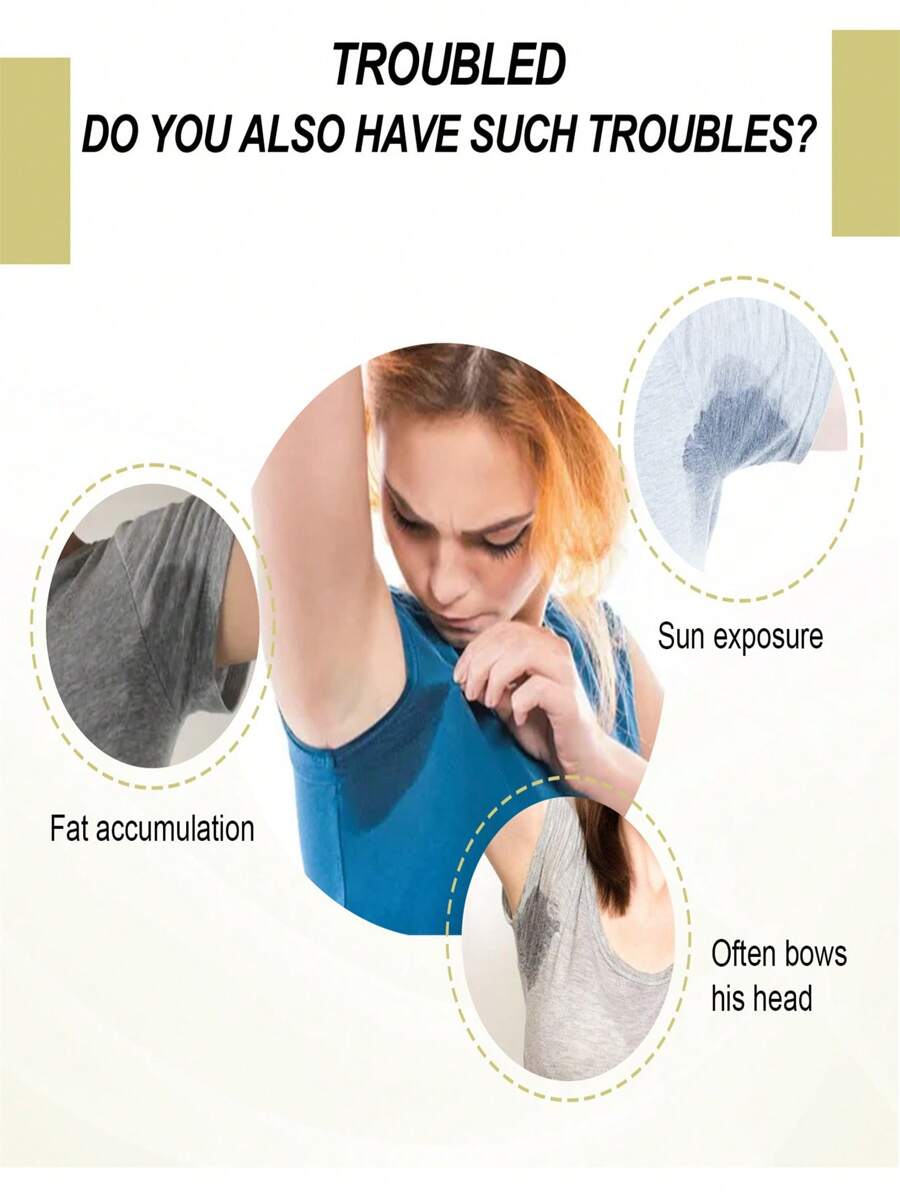 Armpit Sweat-Absorbing Patch Armpit Antiperspirant Patch Invisible Long ...