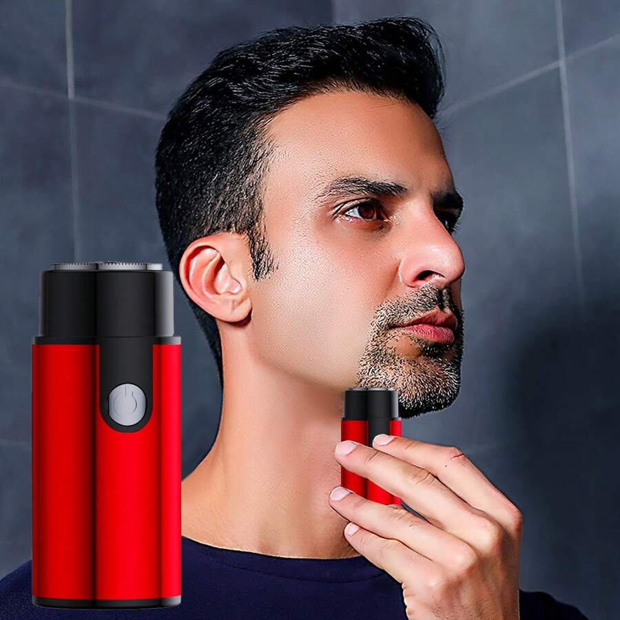 USB Rechargeable Electric Shaver, Multi-Function Men's Mini Cordless ...