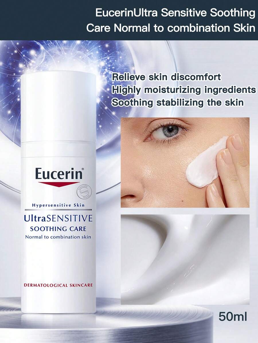 Eucerin Eucerin Cuidado Suavizante Ultra Sensível para Pele Normal a Mista 50ml | SHEIN Brasil