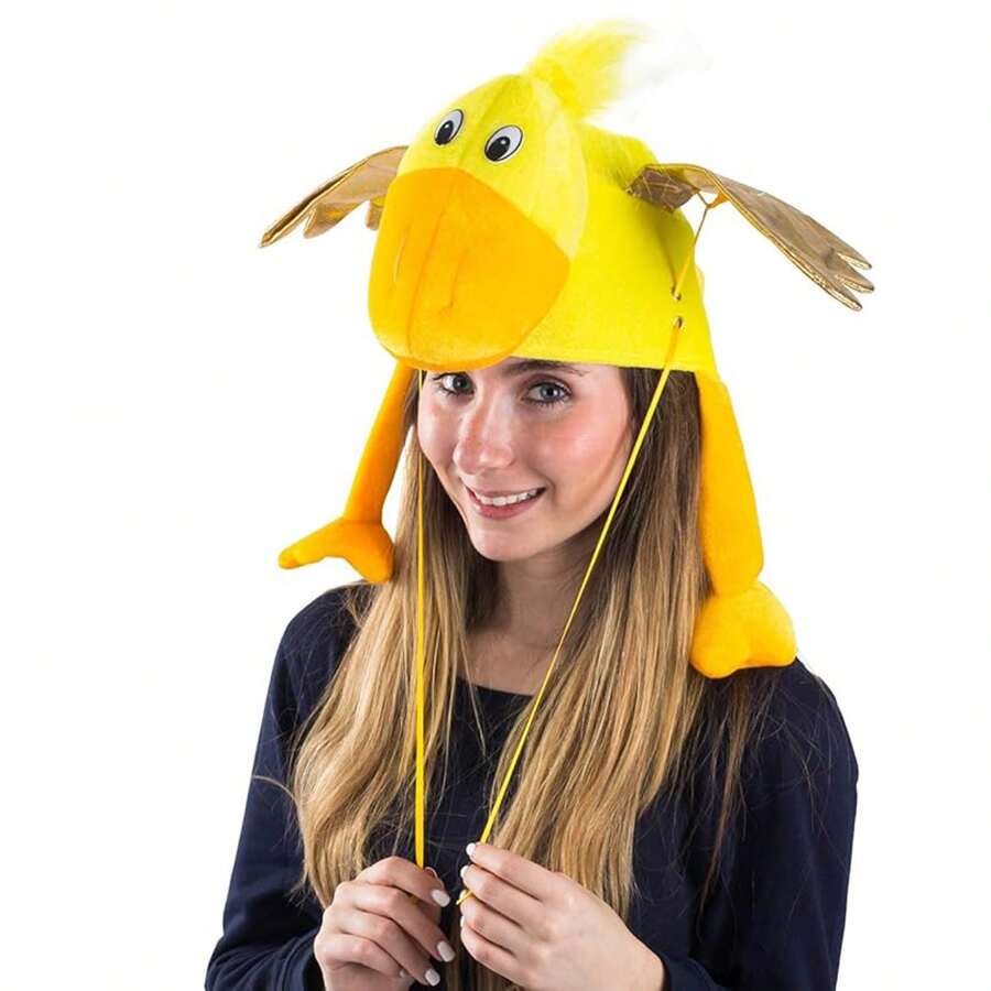 Flapping Duck Hat - Farm Animal Duck Costume Hat - Novelty Inspired ...