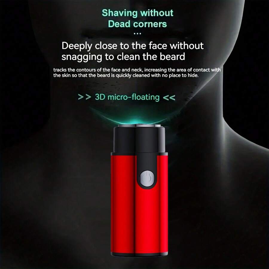 USB Rechargeable Electric Shaver, Multi-Function Men's Mini Cordless ...