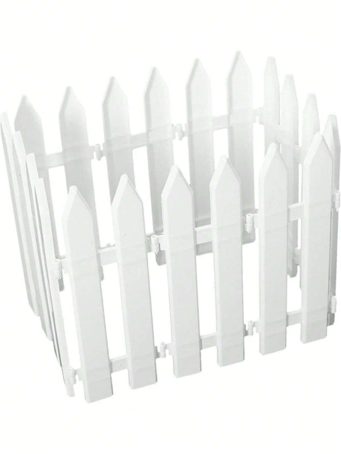 10pcs Courtyard Garden Fence White Picket Fence Landscape Fence Border ...