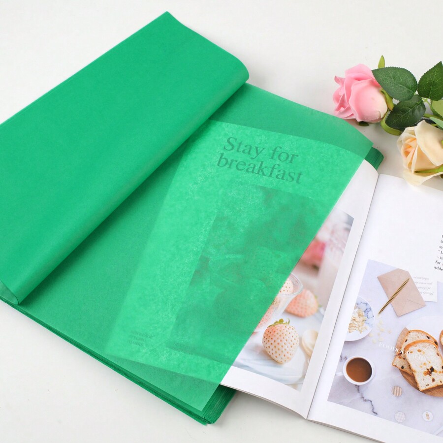 150 Sheets Green Tissue Paper, 14 X 20 Inches Tissue Paper Bulk ...