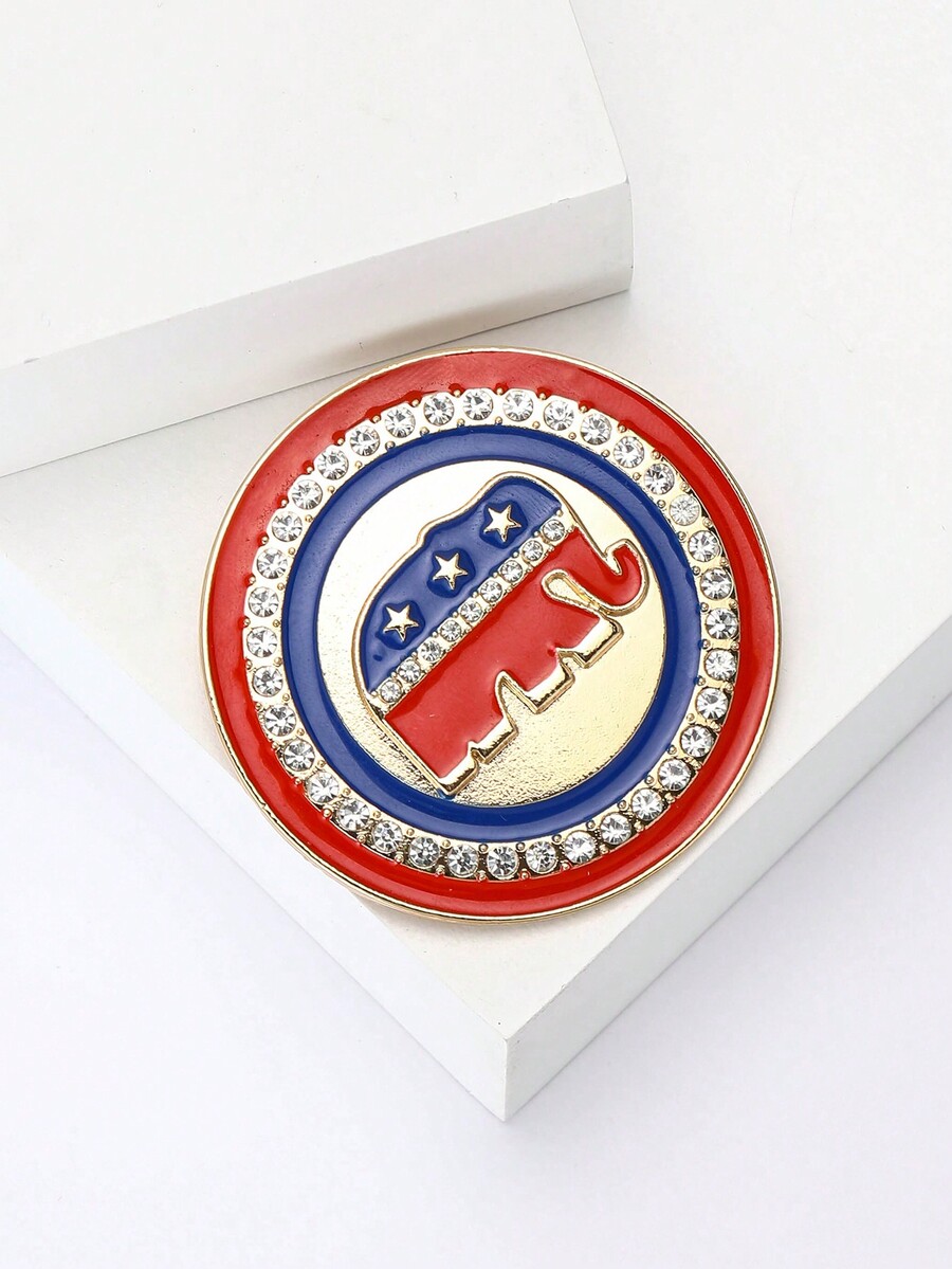 USA Republican Elephant Brooch GOP Elephant PinTrump 2024 Presidential ...