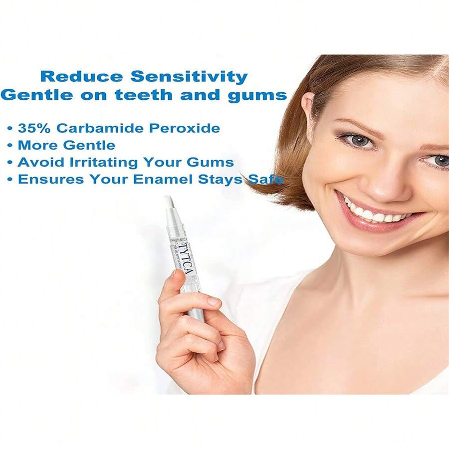 Teeth Pen Gel 6 PCS Effective Painless 30+ Uses No Sensitivity Fast ...