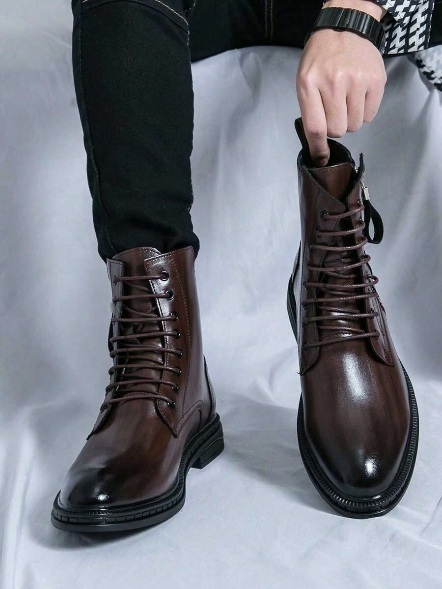 Chelsea Boots, Mid-Calf Western Cowboy Boots, Suitable For Outdoor ...