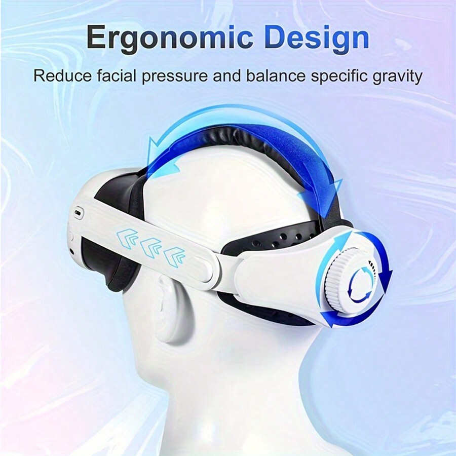Verstelbare hoofdbandvervanging voor Meta Quest 3S VR-headset, compatibele accessoires voor ...