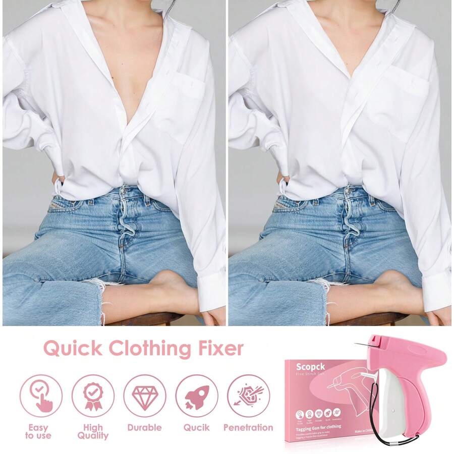 Gun For Clothes - Handheld Stitch Gun Quick Clothing Fixer - Mini ...