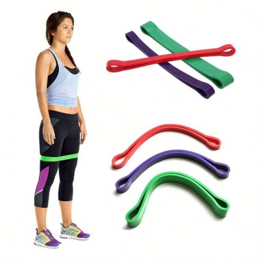 3pcs TPE Resistance Bands, Colorful Elastic Bands For Yoga And Home ...