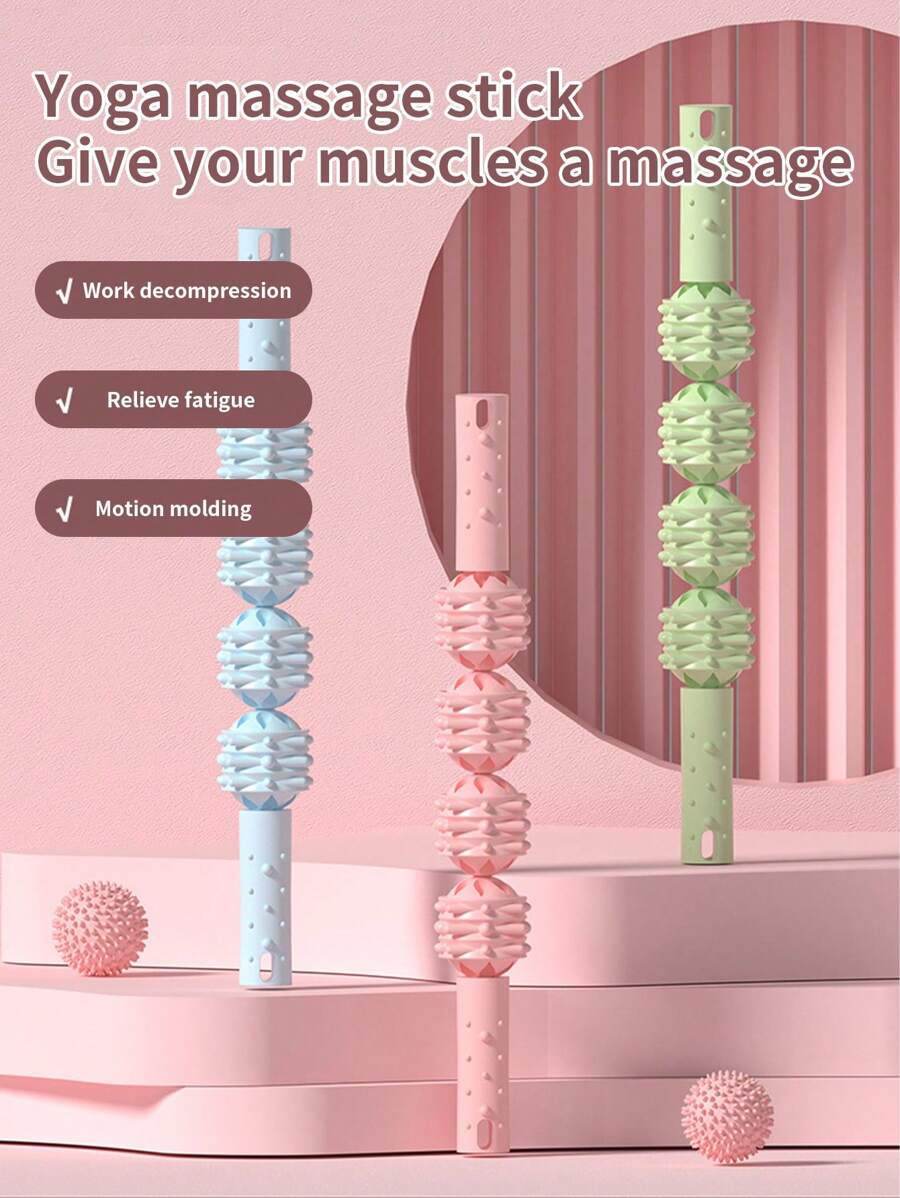 Massage Stick, Manual Muscle Roller, Muscle Roller Stick, Deep Tissue ...