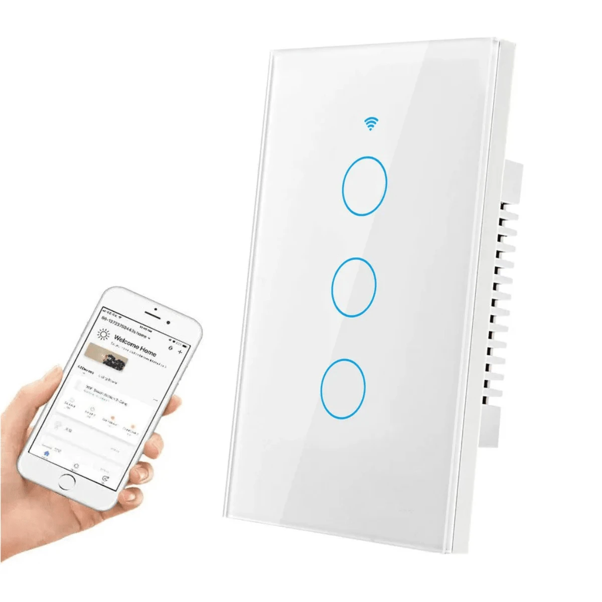 Smart Switch 3 Buttons Touch Screen | SHEIN UK