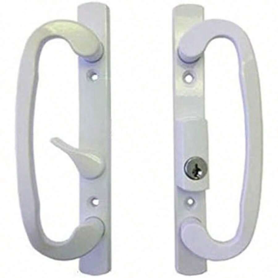 Sliding Glass Patio Door Handle Set, Mortise Type, B-Position, Off ...
