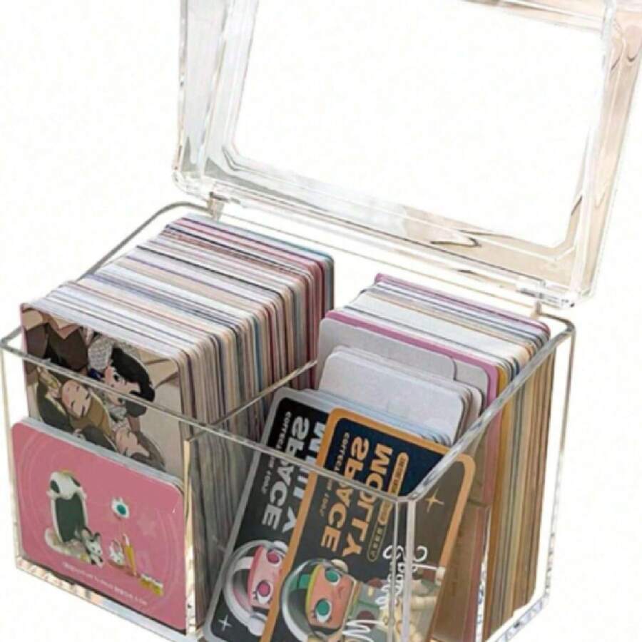Card Storage Box For Trading Cards, Acrylic Card Storage Box, Figure ...
