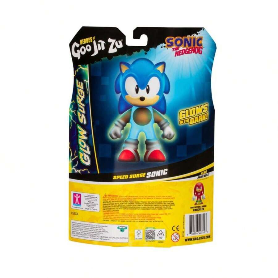 Sonic Heroes Of Goo Jit Zu™ Sonic The Hedgehog® Figure Hero Pack, Glow ...