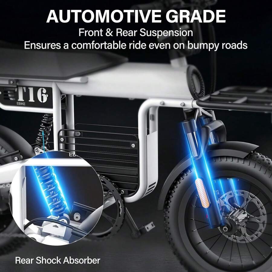 Up To 28MPH Fast Electric Bikes For Adults With 7-Speed Range 70+Miles ...