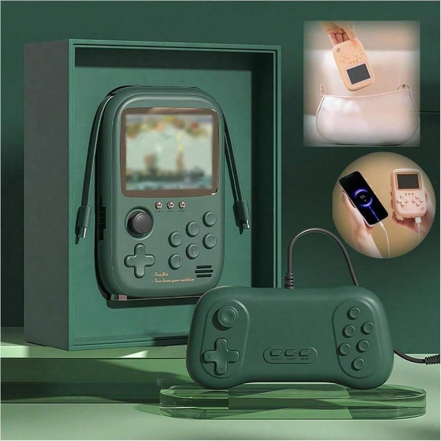 Mini Game Power Bank Portable Retro Handheld Game Console,Retro Video ...