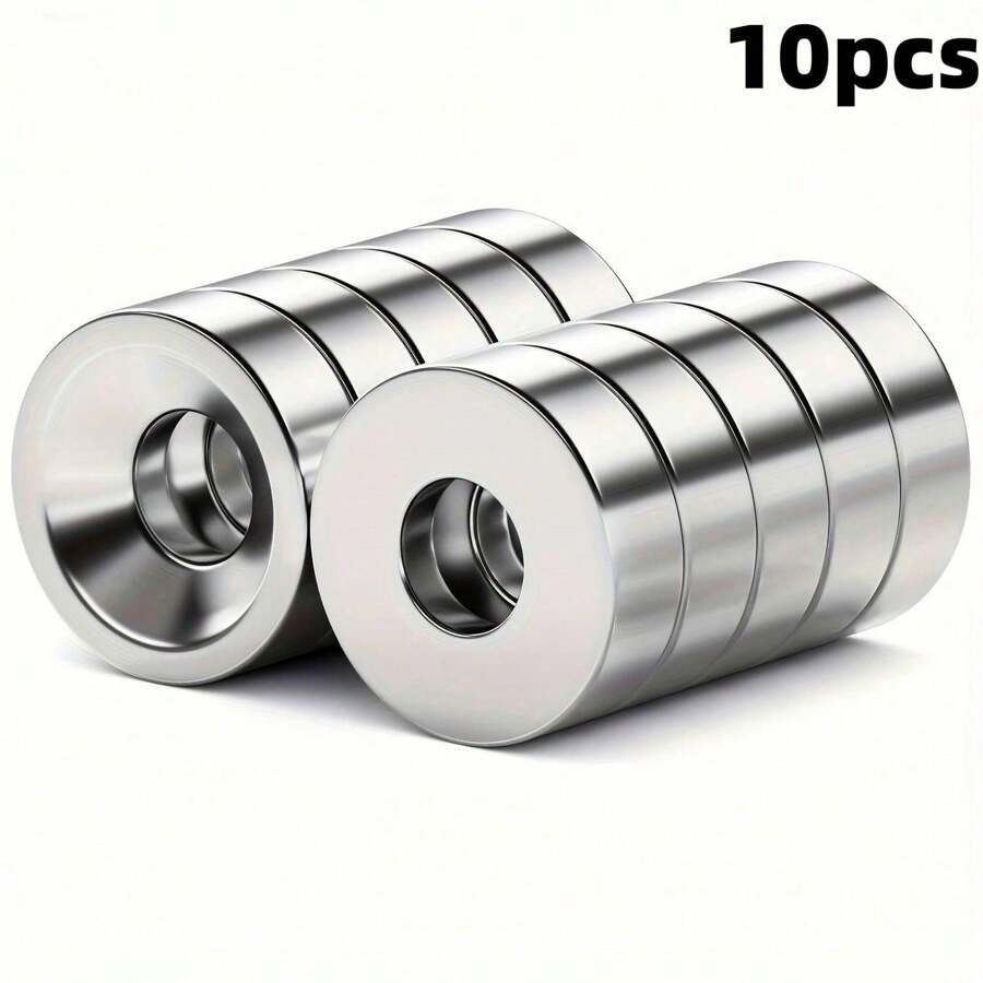 Magneti al neodimio ad alta resistenza, con base rotonda, piccoli ...