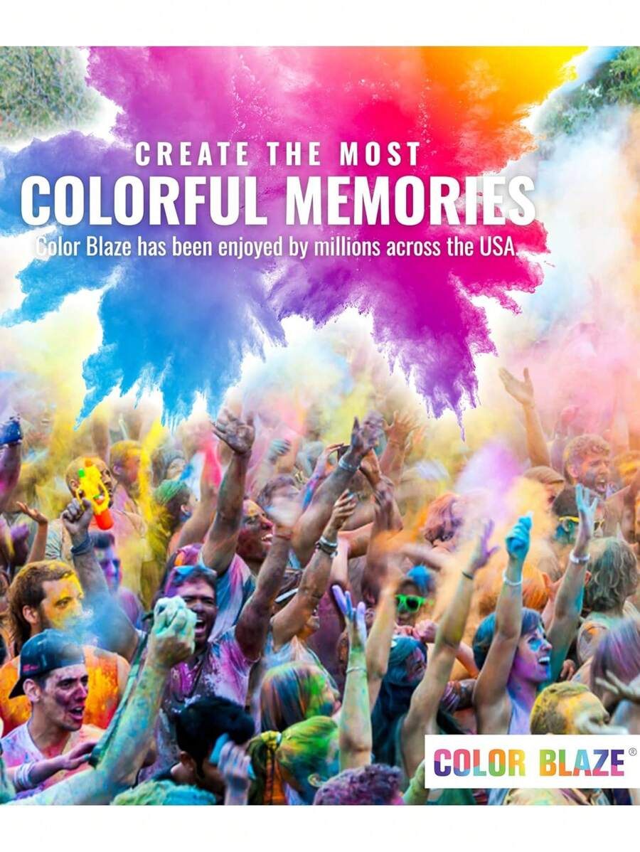 Colored Corn Starch, Color Powder, Gender Reveal Props, Festival ...