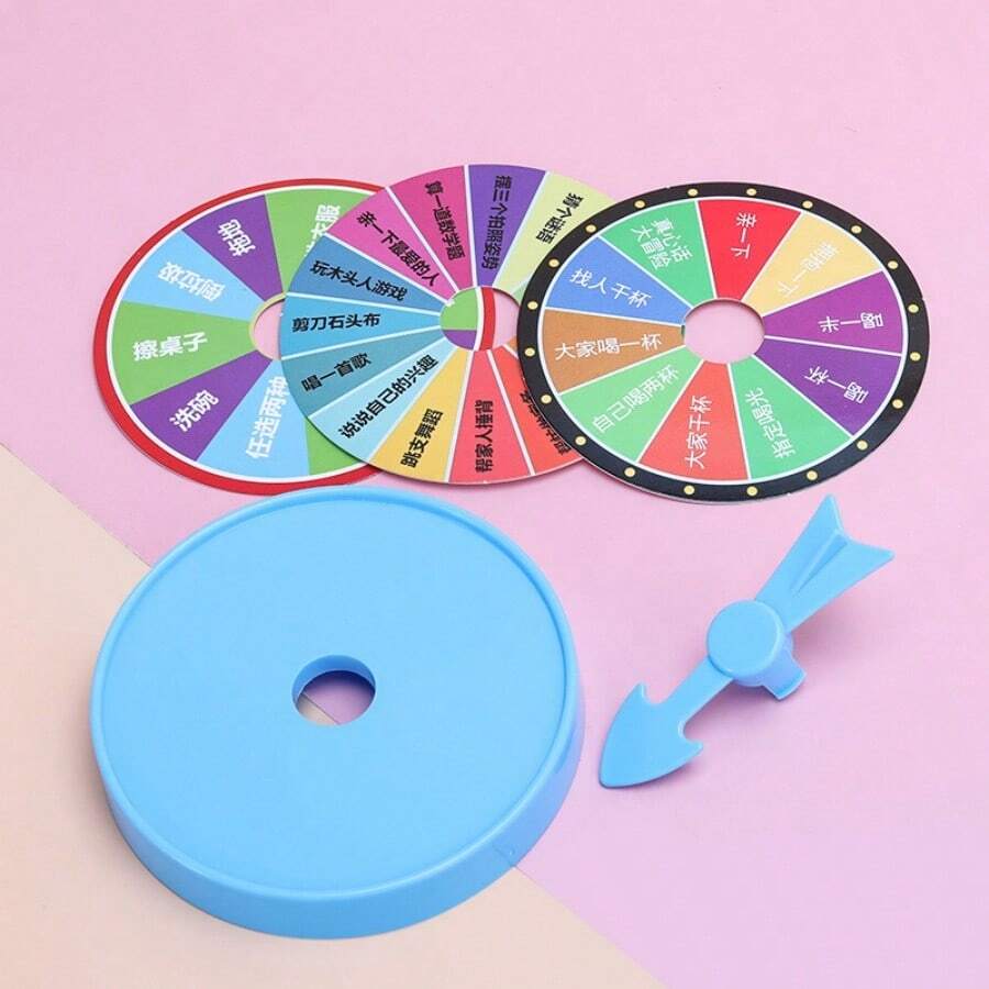 Random Punishment Plate Gag Gift Spin The Wheel Challenge Adventure ...