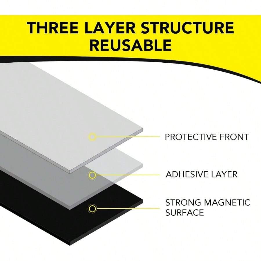 4" X 6" Magnetic Sheets With Adhesive Backing Cut And Customize ...