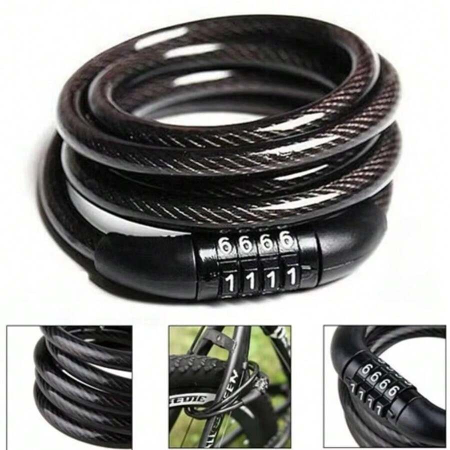 Heavy Duty Strong Motorcycle 4 Digital Code Mountain Bike Cycle ...