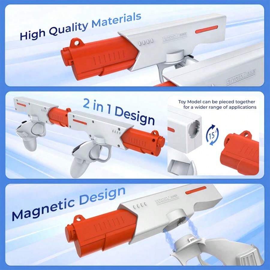 Para Meta Quest 3S VR Óculos Controlador Pistola Estoque Fixo Armação ...