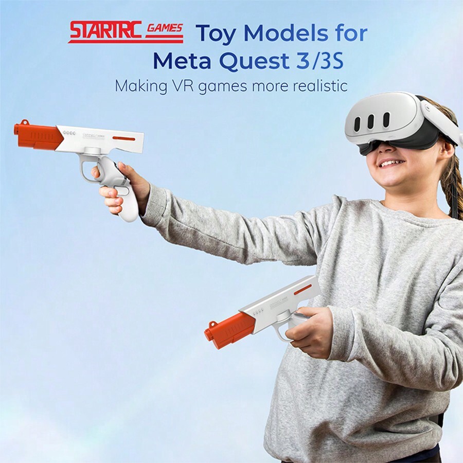 For Meta Quest 3S VR Glasses Controller Pistol Stock Fixed Frame Rifle ...