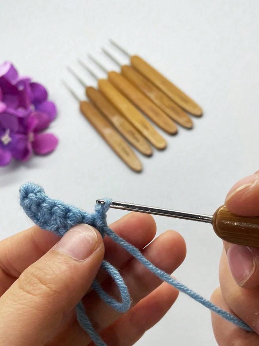 0.75Mm Dreadlock Needle Hook Lock For Dread Hair Bamboo Handle Tool ...