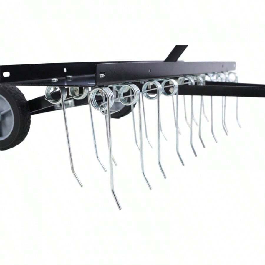 40-Inch Lawn Sweeper Tow Behind Dethatcher, Landscape Rake, Lawn ...