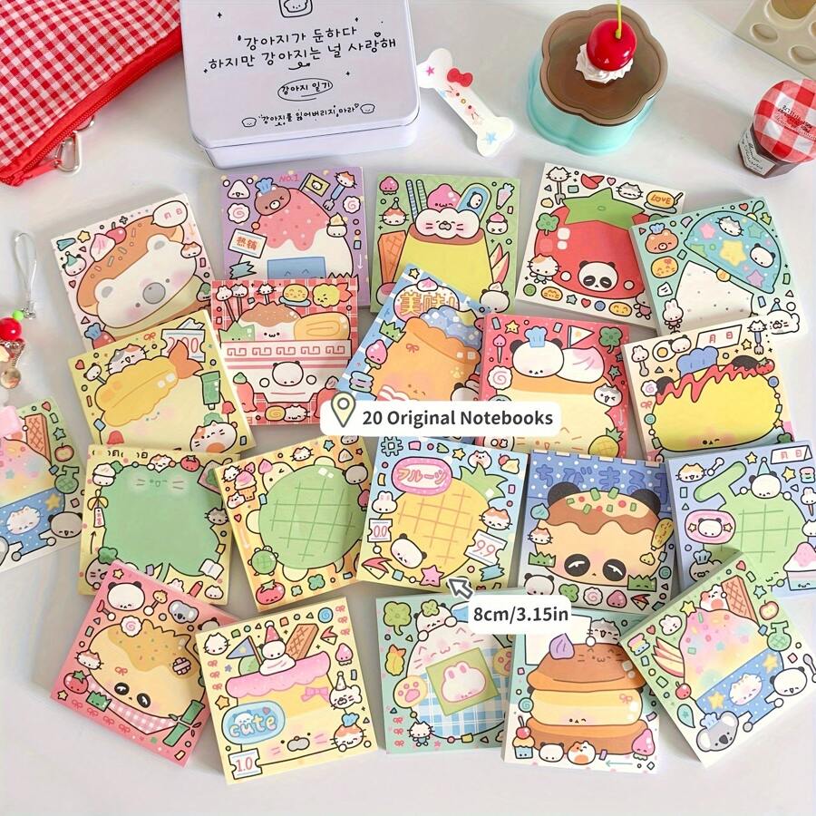 20 Cute & Simple Sticky Note Pads - 50 Sheets Each | Designs For ...