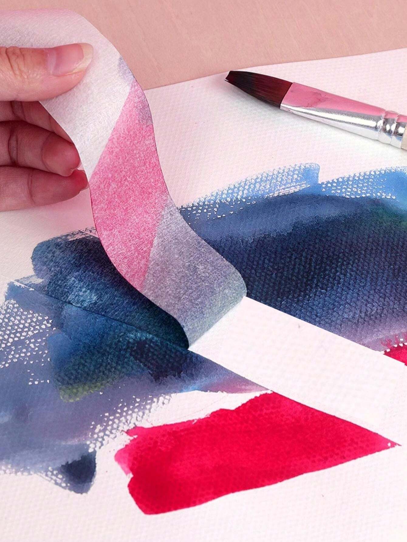 1 Roll (50 Meters Long), Masking Tape, For Art Students, Watercolor ...