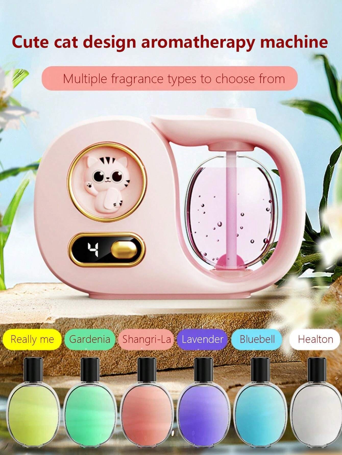 USB Rechargeable Aromatherapy Diffuser, Humidifier, Air Freshener, Air ...