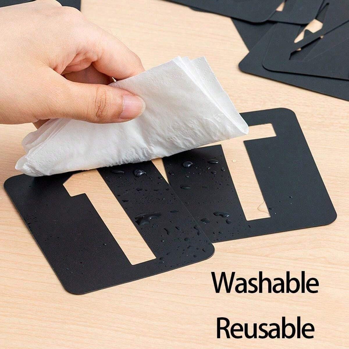 42 Pieces Alphanumeric Symbols Craft Hollow Stencils Stamping Embossing Stencils Reusable