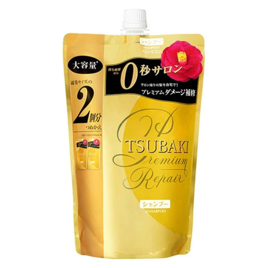 Shiseido Tsubaki Premium Repair Refill Shampoo Refill Pack 660ml ...