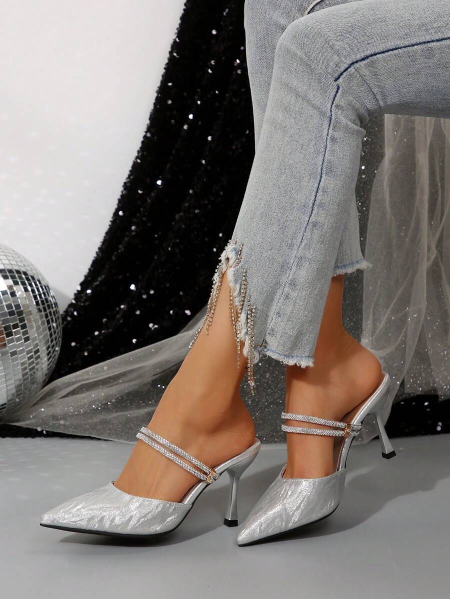 2024 New Delicate Female Closed Toe High Heel Shoes, Goddess Style For ...