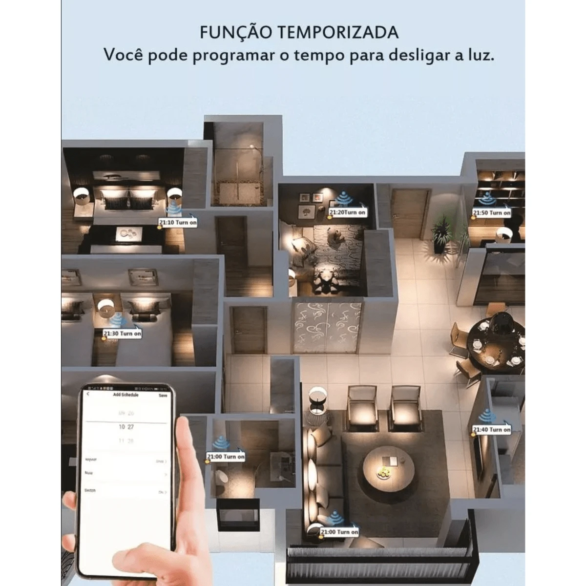 Smart Touch Screen 4 Buttons Smart Light Lamp Switch | SHEIN USA