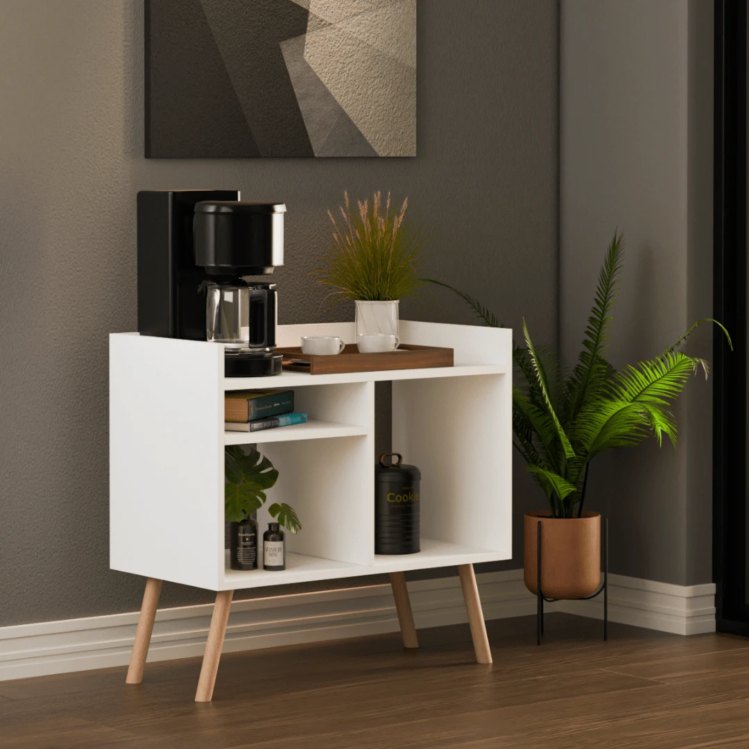 Retro Sideboard Stick Feet Coffee Corner Multipurpose Corner Niche ...