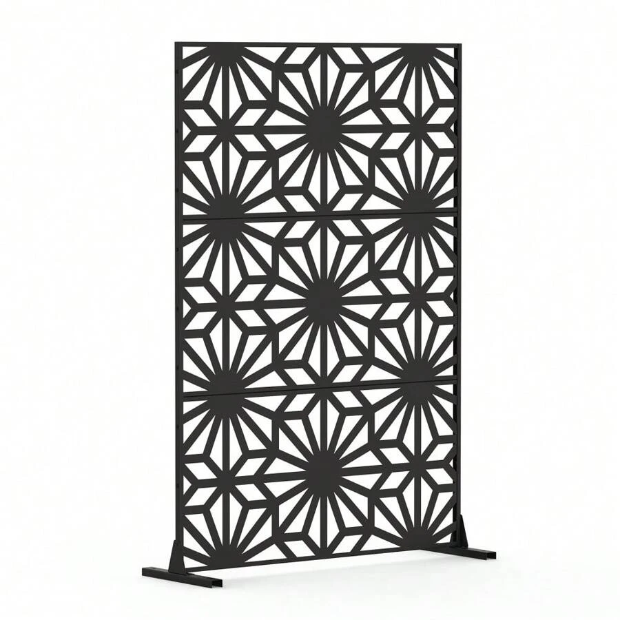 Metal Privacy Screens And Panels With Free Standing, Freestanding ...