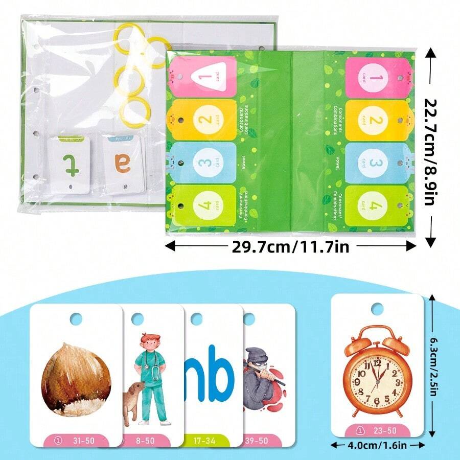 Spelling Desktop Pocket Chart, Early Education Pictorial Flashcards ...