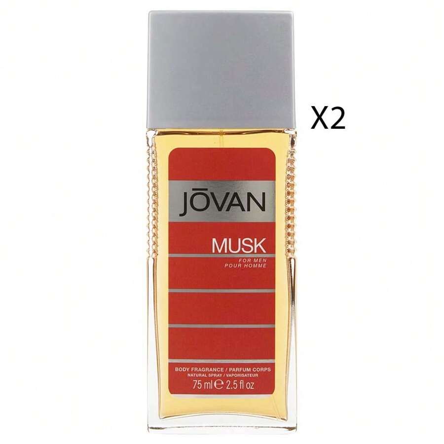 Jovan Musk By Jovan For Men 2.5oz Body Fragrance Spray 2 Packs | SHEIN USA