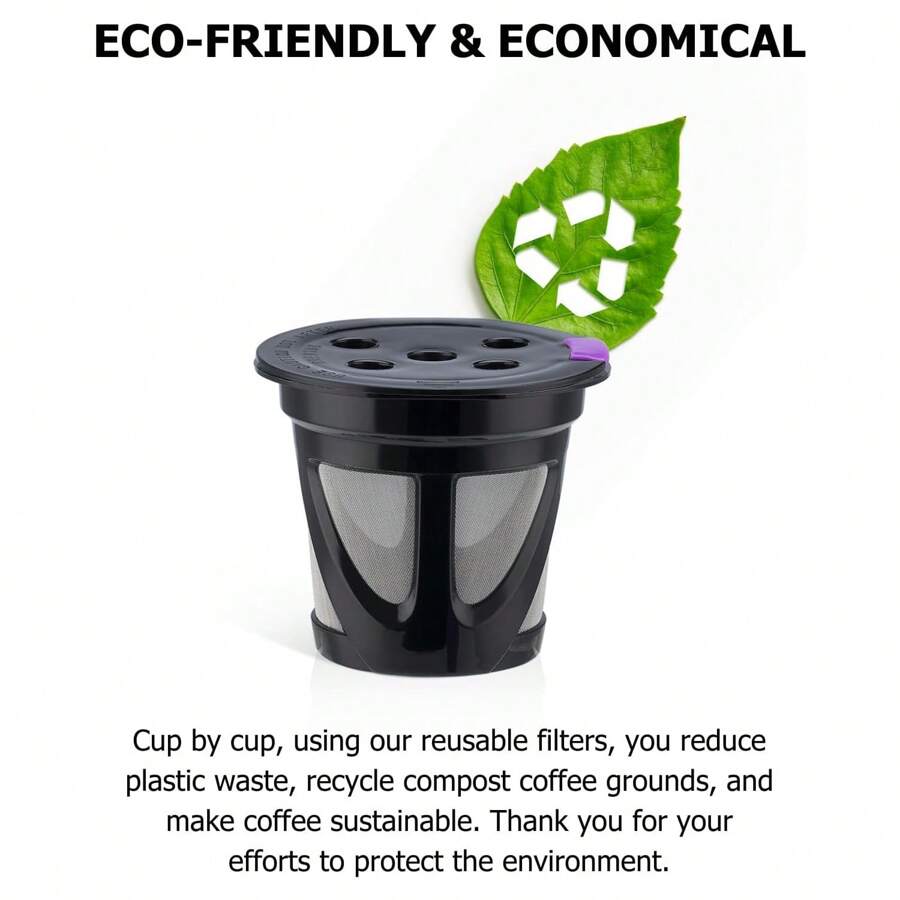 Reusable K Cups , 2 Packs Universal K CUP Refillable Coffee Pods With 5 ...