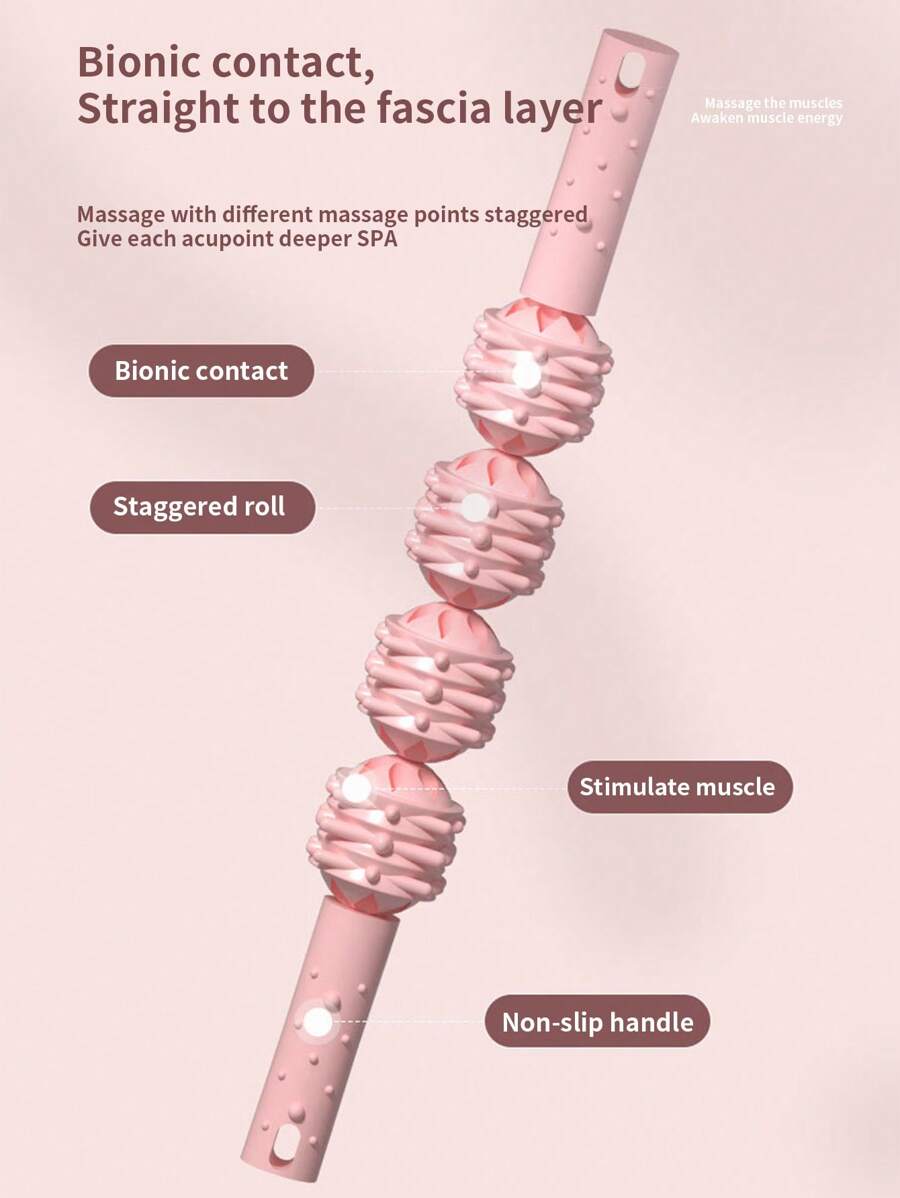 Massage Stick, Manual Muscle Roller, Muscle Roller Stick, Deep Tissue ...