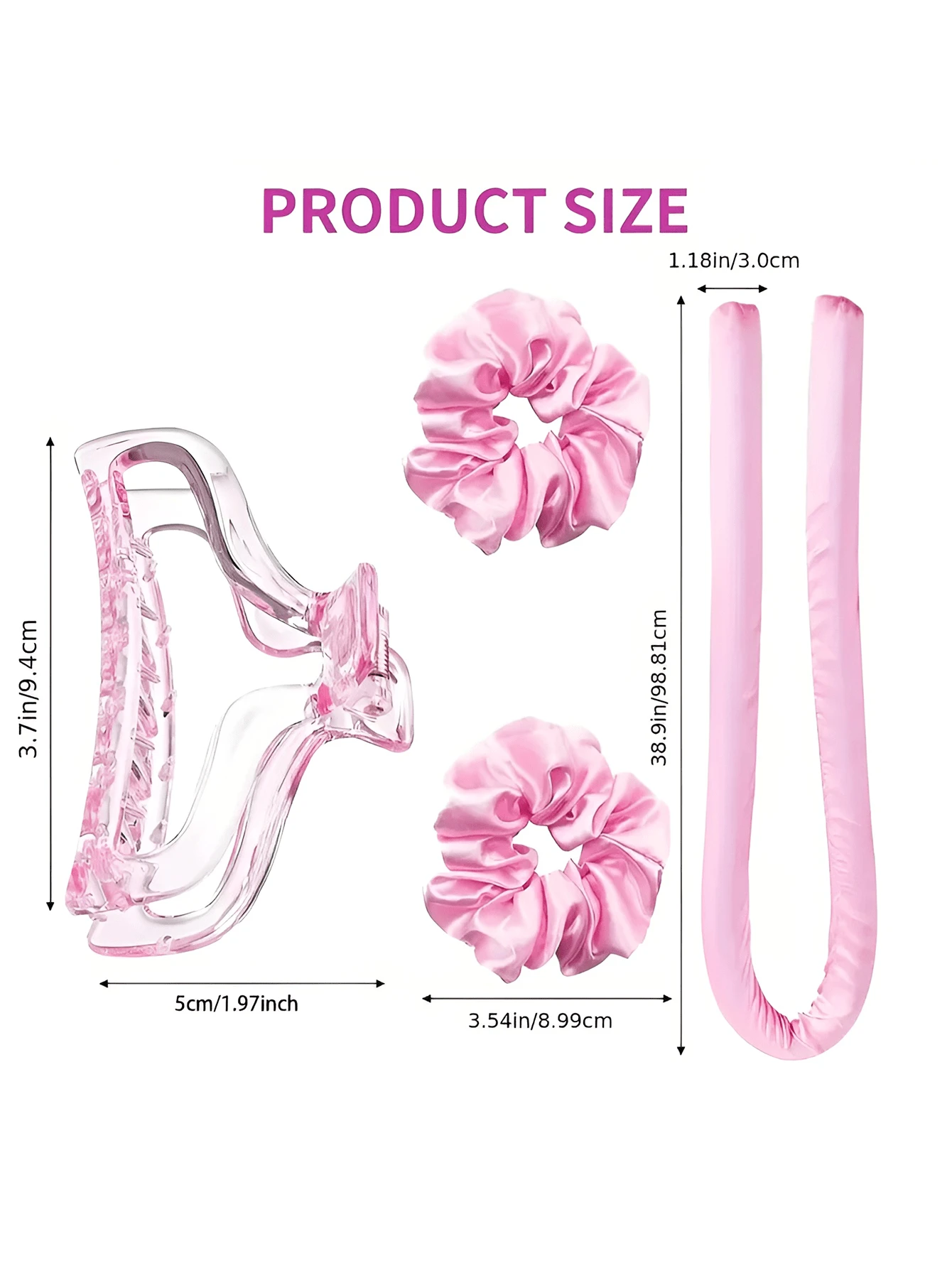 9 Pc, Ladies' Home Sleep Curling Sponge Foam Curly Hair, Hair Circular ...