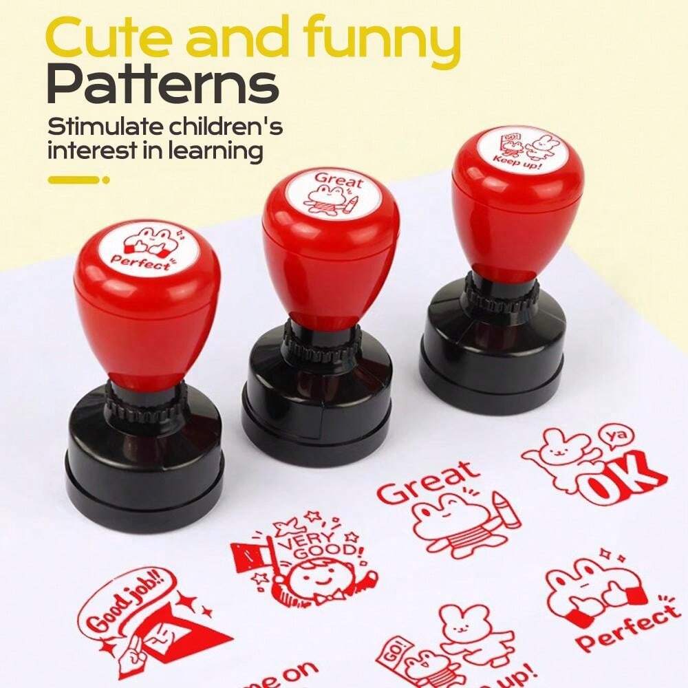 Large English Stamp For Teachers - PASS, Good, Perfect, Encouragement ...