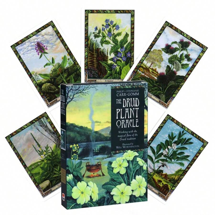 Les Cartes de l'Oracle des Plantes des Druides | Mode en ligne | SHEIN ...