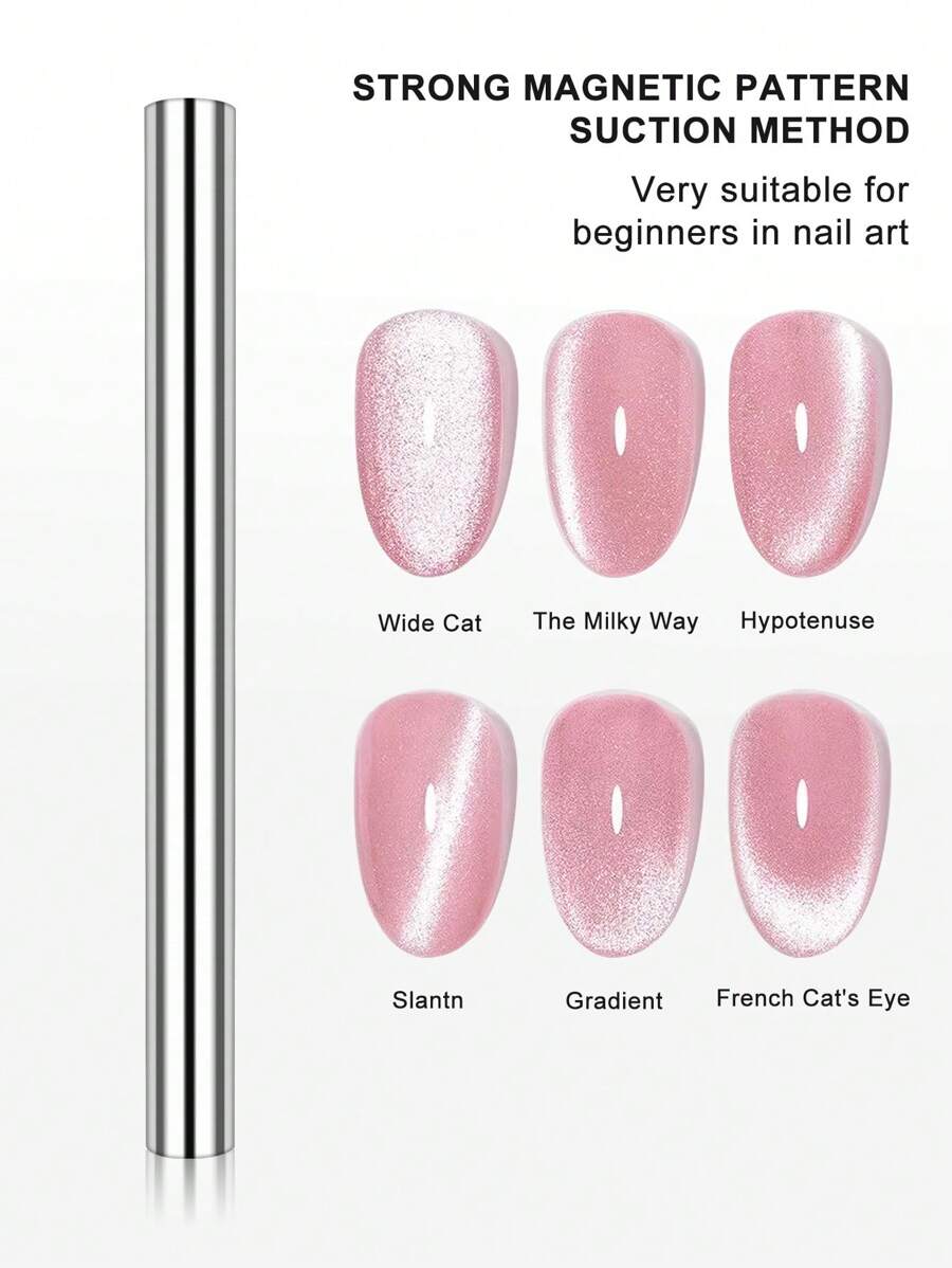 Magnetic Stick Tool For 3D Magnetic Cat Eye Gel, Magic Nail Art Tool ...