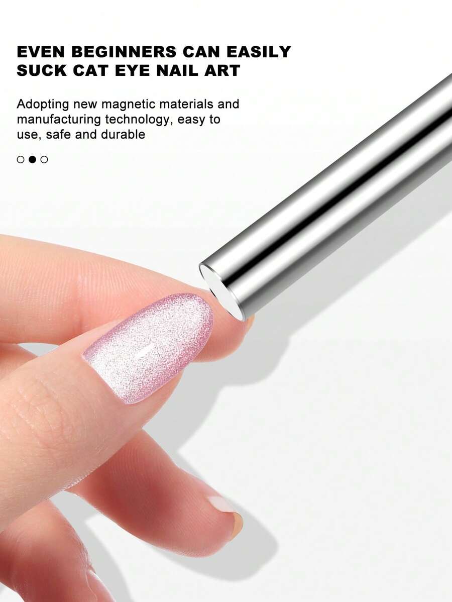 Magnetic Stick Tool For 3D Magnetic Cat Eye Gel, Magic Nail Art Tool ...