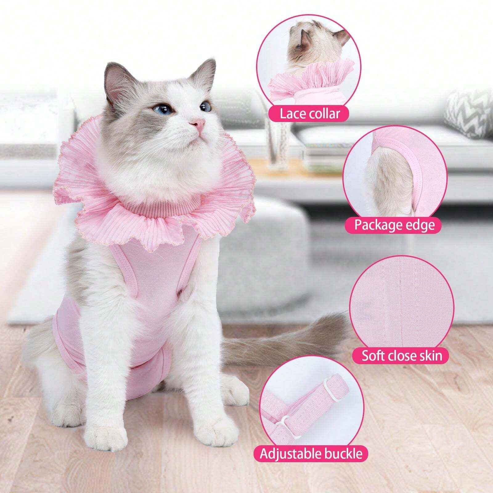 Cat Surgery Recovery Suit Shirt Anti Bite After Surgery Puppy Dog Cat ...
