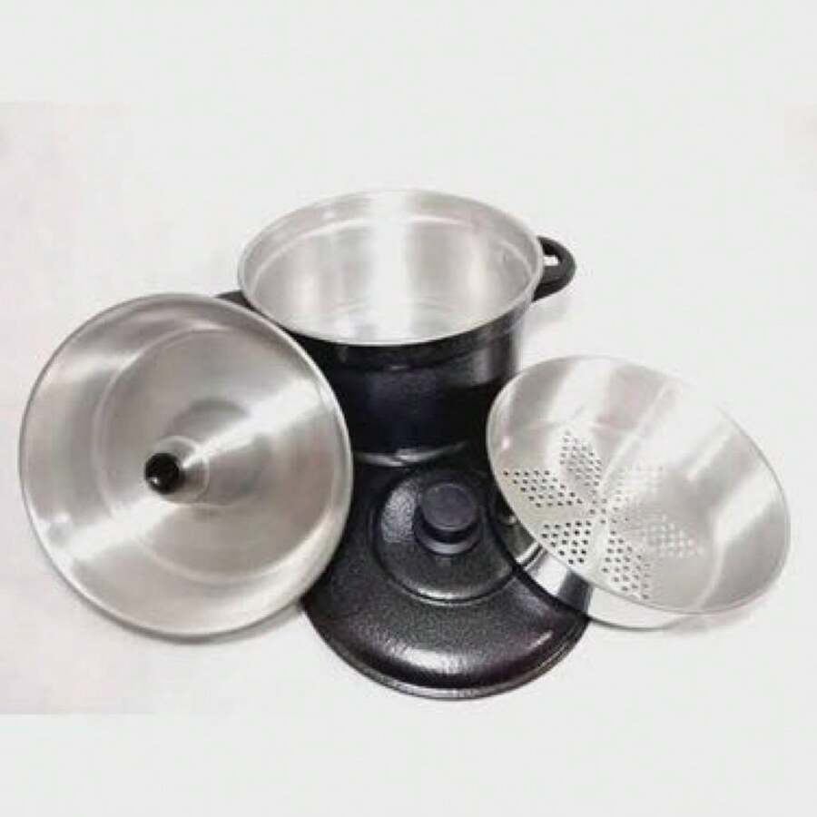 3-In-1 Multipurpose Steamed Bain-Marie Pan For Couscous And Pudding In ...