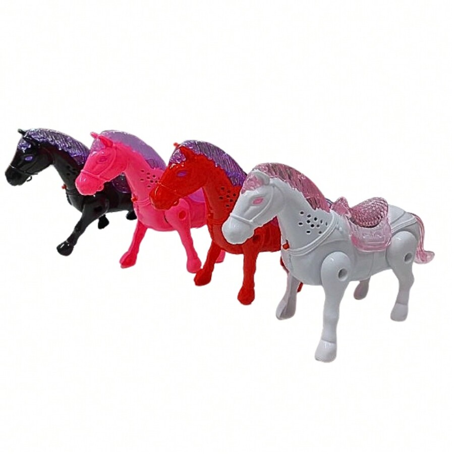 Cavalinho a pilha que anda e acende com som. | SHEIN Brasil